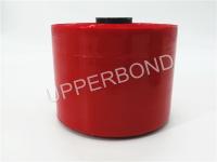 China Printed Brand Logo Red Tear Tape MOPP / BOPP Box Bag Sealing for sale