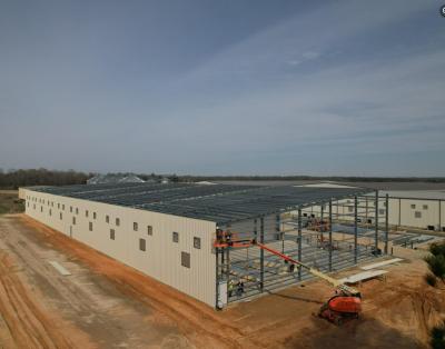 China Industrial Metal Frame Warehouse , Strong Steel Buildings Built On Site for sale