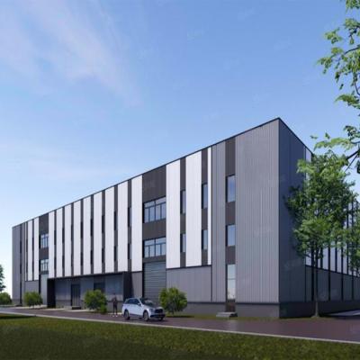 China Custom Modern Prefab Metal Buildings , Frame Structure Building Construction for sale