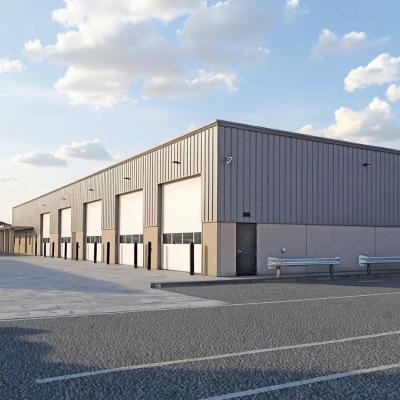 China Modular Steel Structure Building Prefabricated Workshop Sheds Quick Assembly AISI ASTM for sale