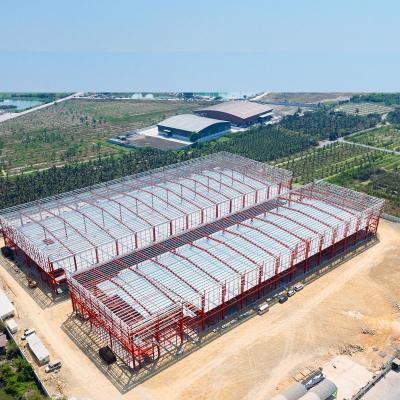 China Custom Design Modular Prefab Steel Structure Warehouse Fast Assembly High Strength for sale