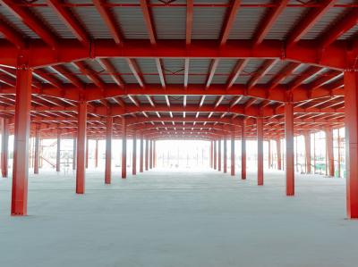 China Large Span Steel Structure Aircraft Hangar Building 60m x 120m x 15m Heavy Steel Frame Construction for sale