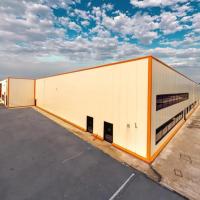 China Portal Frame Steel Structure Warehouse , Prefabricated Metal Warehouse Buildings for sale