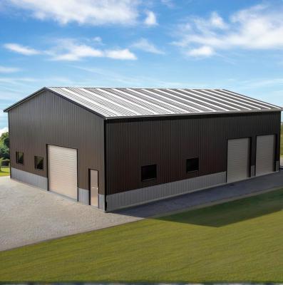 China Steel Structure Drive Through Warehouse Building 35m x 55m x 8m Vehicle Access Industrial Storage for sale