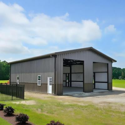 China Multi Span Steel Buildings Industrial Warehouse Complex 45m x 90m x 12m Triple Bay Construction for sale