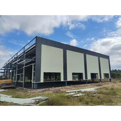 China Steel Structure Automated Storage Retrieval Warehouse 30m x 80m x 13m ASRS Ready Industrial Building for sale