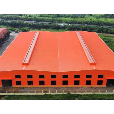 China Steel Structure Distribution Warehouse Building 35m x 70m x 9m With Integrated Loading Docks for sale