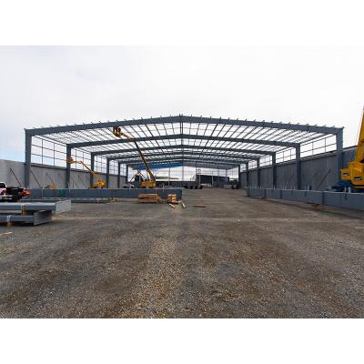 China Steel Structure Warehouse For Heavy Equipment Storage 45m x 80m x 13m Reinforced Floor Industrial Building for sale
