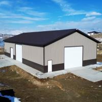 China Multi Bay Steel Structure Construction Factory Warehouse 40m x 80m x 11m Dual Span Industrial Building for sale