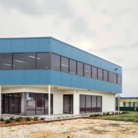 China High Strength Structural Steel Frame Construction Factory , Steel Structure Factory Building for sale