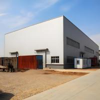 China Heavy Steel Structure Fabrication Workshop 40m x 90m x 13m Large Component Steel Frame Building for sale