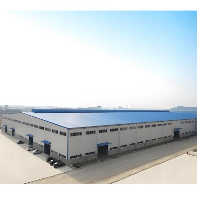 China Steel Framed Food Processing Workshop Plant 25m x 50m x 7m Hygienic Steel Frame Building Construction for sale