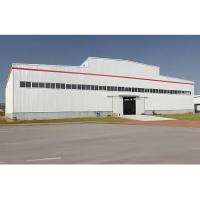 China Steel Structure Sheet Metal Processing Workshop 28m x 65m x 8m Multi Station Steel Frame Building for sale