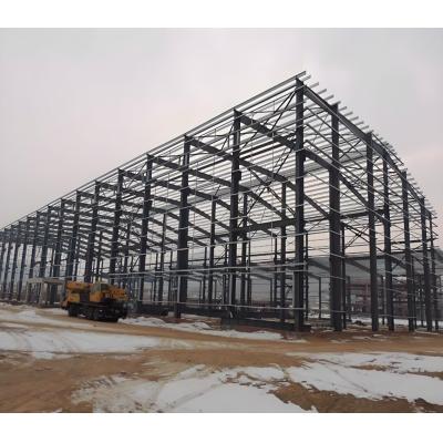 China Steel Frame Building Woodworking Workshop 22m x 50m x 7m Dust Extraction Steel Structure Construction for sale