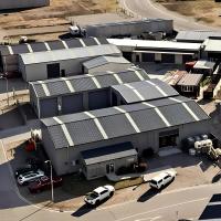 China Steel Structure Welding Fabrication Workshop 25m x 60m x 8m Ventilated Metal Frame Building for sale