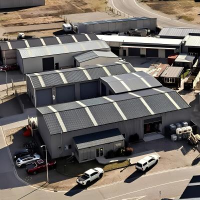 China Steel Structure Welding Fabrication Workshop 25m x 60m x 8m Ventilated Metal Frame Building for sale
