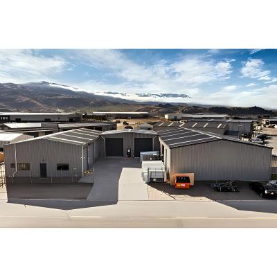 China Steel Framed Metal Fabrication Workshop Plant 30m x 70m x 10m With Overhead Crane Construction for sale