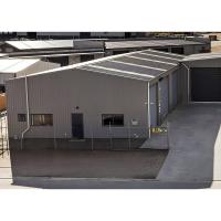 China Steel Framed Machine Shop Workshop Building 28m x 55m x 8m Precision Machining Steel Frame Construction for sale
