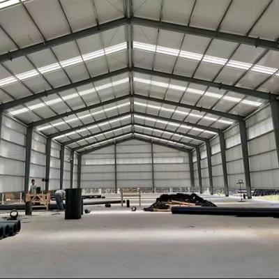 China 50 Year Design Life Steel Shed Construction Double Layer Anti Corrosion Frame Q355 Galvanized Structure Prefab Industrial Building for sale