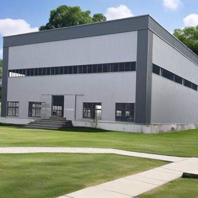 China Pre Manufactured Steel Shed Construction Q355 Q235 Metal Beam Prefabricated Building for sale