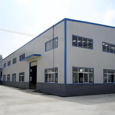 China Q355 Q235 H Beam Steel Structure Factory With Sandwich Panel Wall And Roof for sale