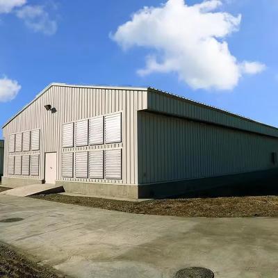 China Customized Color Steel Structure Shed Construction Graphic Design For Poultry Farming for sale