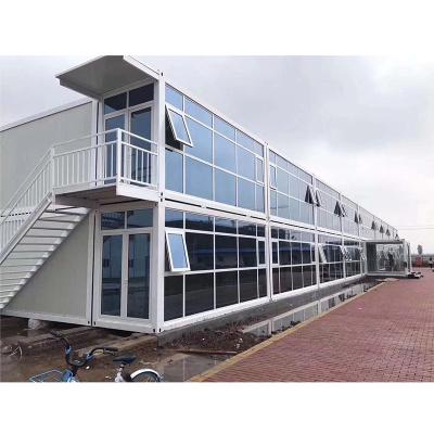 China Customized Color Expandable Container House 2 Storey 20 Foot 40 Foot Container Homes for sale
