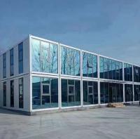 China Steel Door Prefabricated Container House 20ft 40ft Modular Steel Container Homes for sale