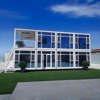 China 2 Bedroom Prefab Container House Luxury Style Modular Homes 20ft 40ft for sale