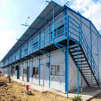 China Q235 Steel Prefab Container House Metal Container Homes With Sandwich Panel Door for sale