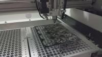 China Single Phase PCB Depaneling Router Horizontal 100mm / S High Efficiency for sale