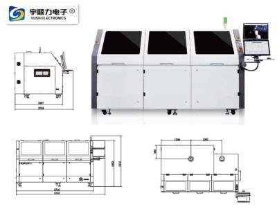 China Online Electromagnetic Pump Selective Wave Soldering Machine 380V for sale