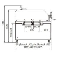 China Interchangeable Double Sided Rails SE Series Reflow Oven 3120mm for sale