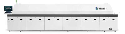 China Interchangeable Double Sided Rails SE Series Reflow Oven 3120mm for sale