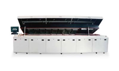 China 10 Heating Zones SE Series Reflow Oven Dual Rails 70KW Total Power for sale