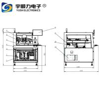 China PCB Solder Paste Printer YSL-T3Plus Scraper Pressure 0~20kg  PCB Backside Part Height 10MM  Thickness  400(X)X310(Y)m for sale