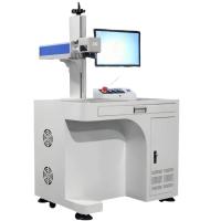 China YSL-M20D MOPA Fiber Laser Marking Machine For SMT Production Line Size 800mm*680mm*1500mm for sale