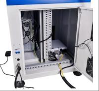 China YSL-M20D MOPA Fiber Laser Marking Machine For SMT Production Line Size 800mm*680mm*1500mm for sale