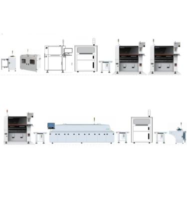 China High Precision Inline High Speed Fully Automatic SMT Production Line For PCB / FPC for sale