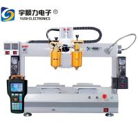 China Full Automatic Double  Platform  Melt Adhesive  Dispensing  Robot  Dispenserzhh for sale
