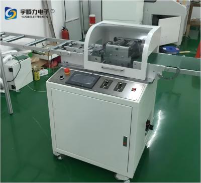 China Multiple Groups Of Blades PCB Depaneling Machine with SKD11 High Speed Steel Blades and Touch Screen PLC Control for sale