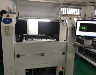 China 50W Fiber Laser  Metal Sheet  Stencil Cutting Machine for sale