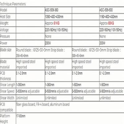China YS-509 Blade Moving PCB Separator for sale