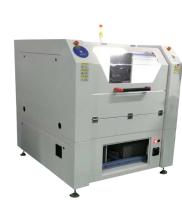 China 50W / 100W Fiber Laser Metal Sheet Stencil Cutting Machine for sale