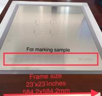 China 50W / 100W Fiber Laser Metal Sheet Stencil Cutting Machine for sale