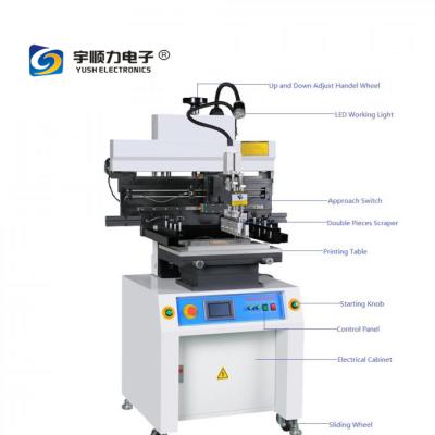 China Semi-automatic High Accuracy Solder Paste Screen Printing Machine With Touch Screen for sale