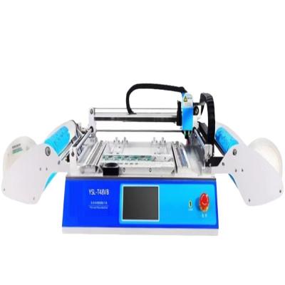 China High Precision 2 Heads Desktop Vision Pick and Place Machine for sale