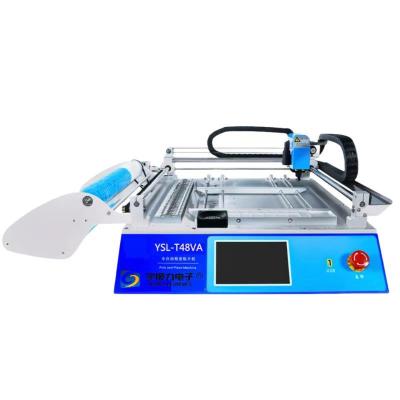 China High Precision 2 Heads Desktop Vision Pick and Place Machine for sale
