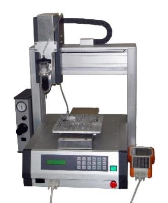 China Smart Solder Paste Dispenser . Automatic Liquid Glue Dispensing Machine Robot for sale