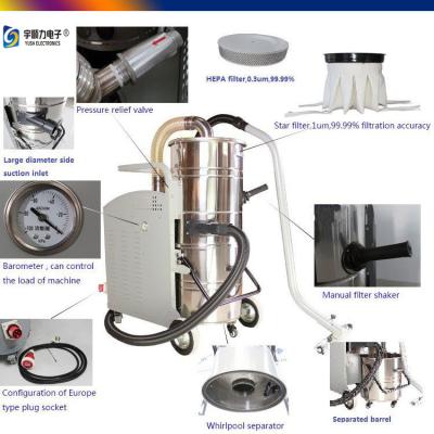 China 220V - 240V 2000W 60L Circulating Hand Held Vacuum Cleaners For Home CE for sale